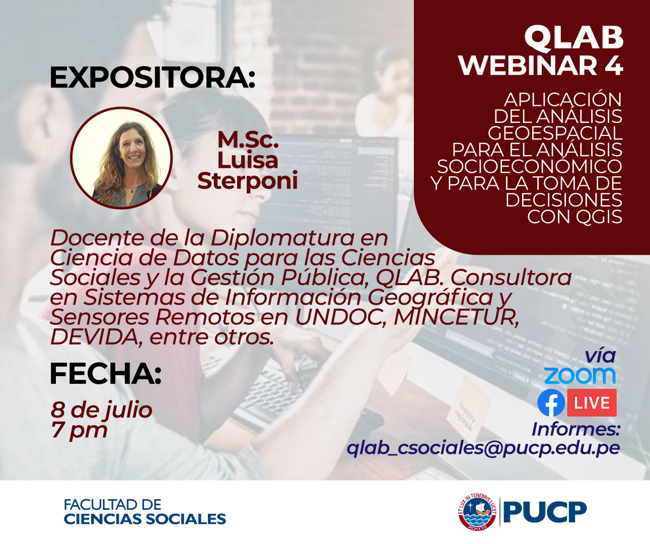 QLAB: “Aplicación del Análisis Geoespacial para el Análisis Socioeconómico y para la Toma de ...